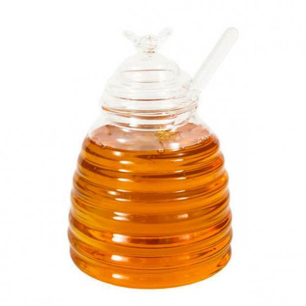Honingpot met draaier glas - Marians Kookwereld