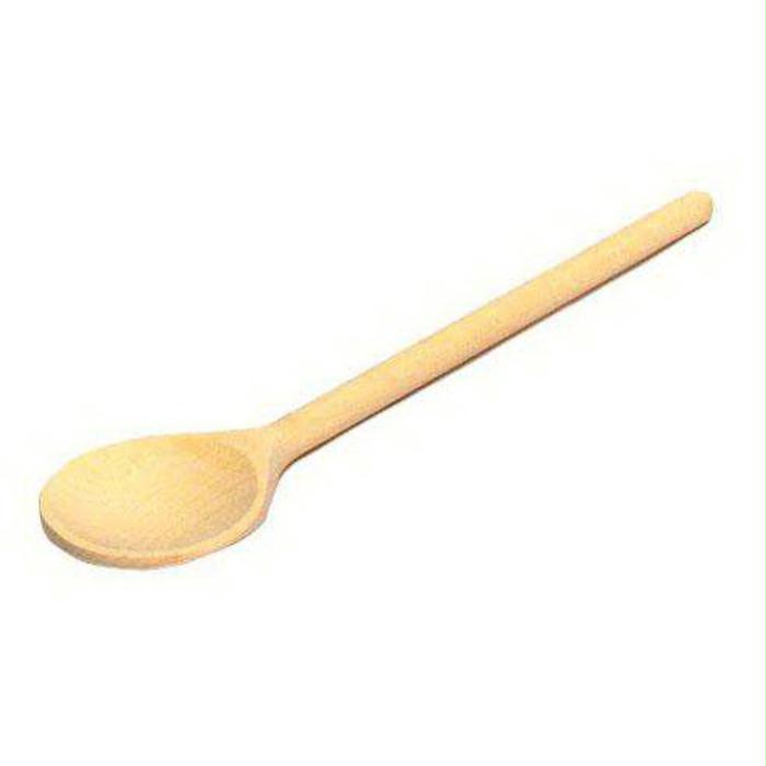 Pollepel ovaal 40cm hout